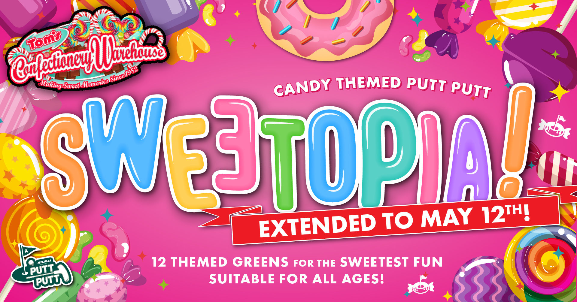 Sweetopia Putt Putt - The Alexandra Hills Hotel - Brisbane Function Venue & Pub