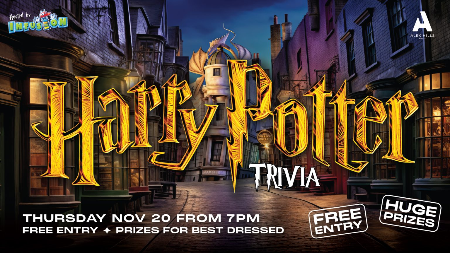 Harry Potter Trivia - The Alexandra Hills Hotel - Brisbane Function ...